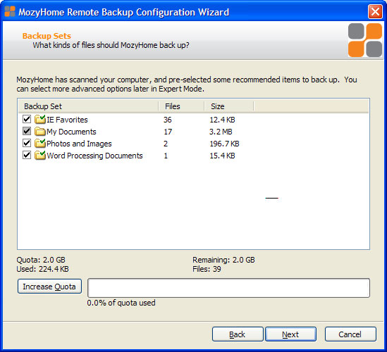 BackupMatic » Mozy online backup – review